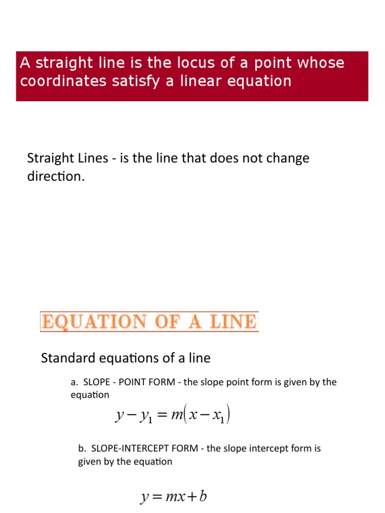 Lec 8 - Straight Lines and Circles | PDF | Circle | Line (Geometry)