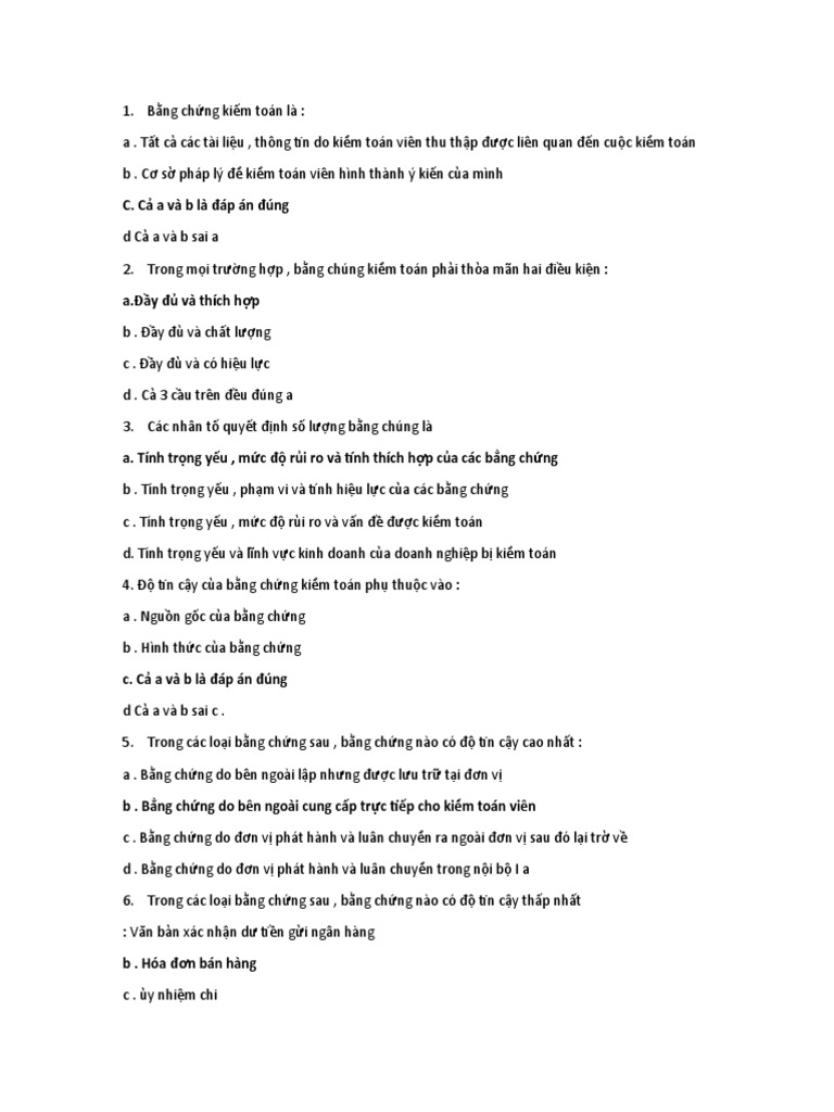 TRẮC NGHIỆM LTKT | PDF