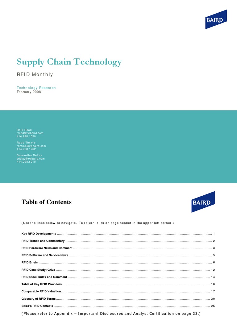 RFID - Griva Case Study | PDF | Radio Frequency Identification ...