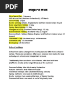 Netherlands School Holidays 2025-2026 | PDF | Holidays | Observances