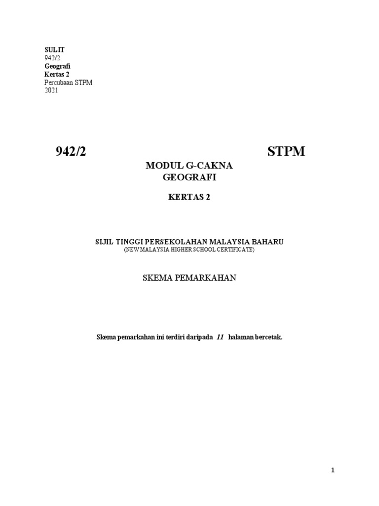 Skema Sem 2 2021 | PDF