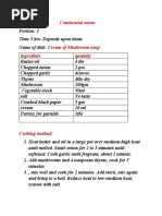 Morning Coffee Break Menu Options | PDF | Milkshake | Desserts