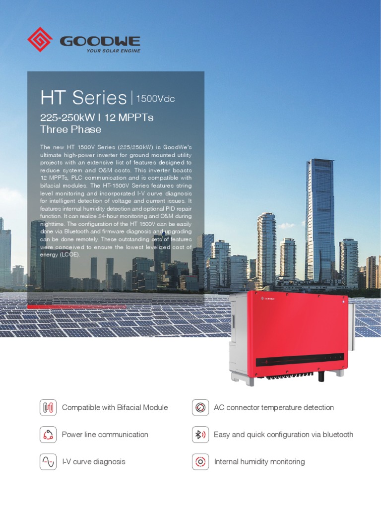 HT Series: 225-250Kw I 12 Mppts Three Phase | PDF | Alternating Current ...