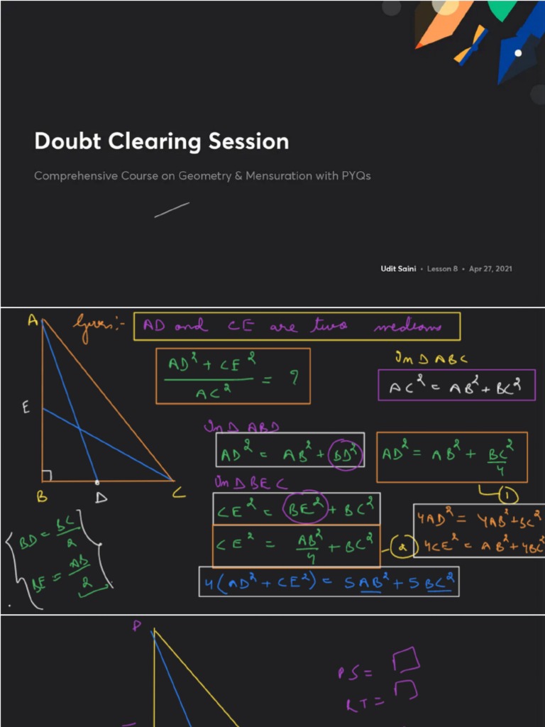 Doubt Clearing Session-1 | PDF