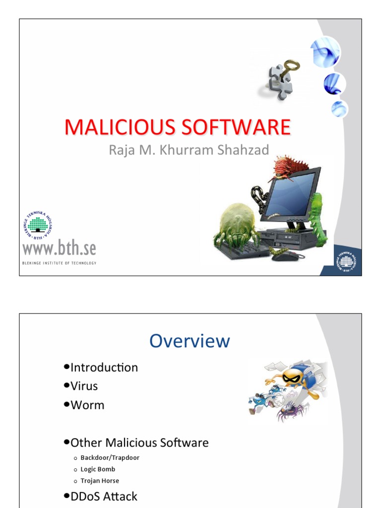 Malicious Software Types and Propagation Methods | PDF | Computer Virus ...