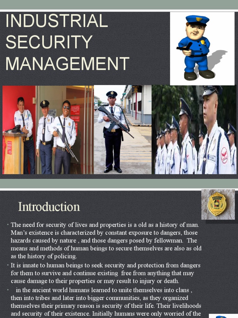Industrial Security Management PPT Brian 1 | PDF | Lighting | Physical ...