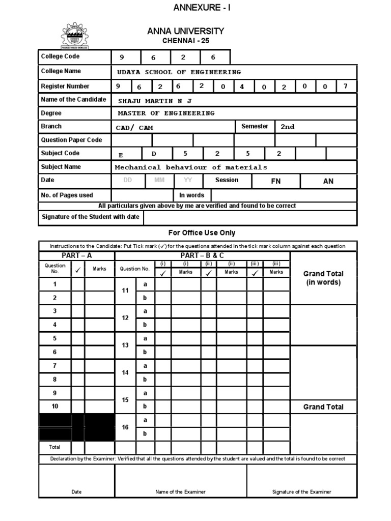 Annexure 1 | Download Free PDF | Computing