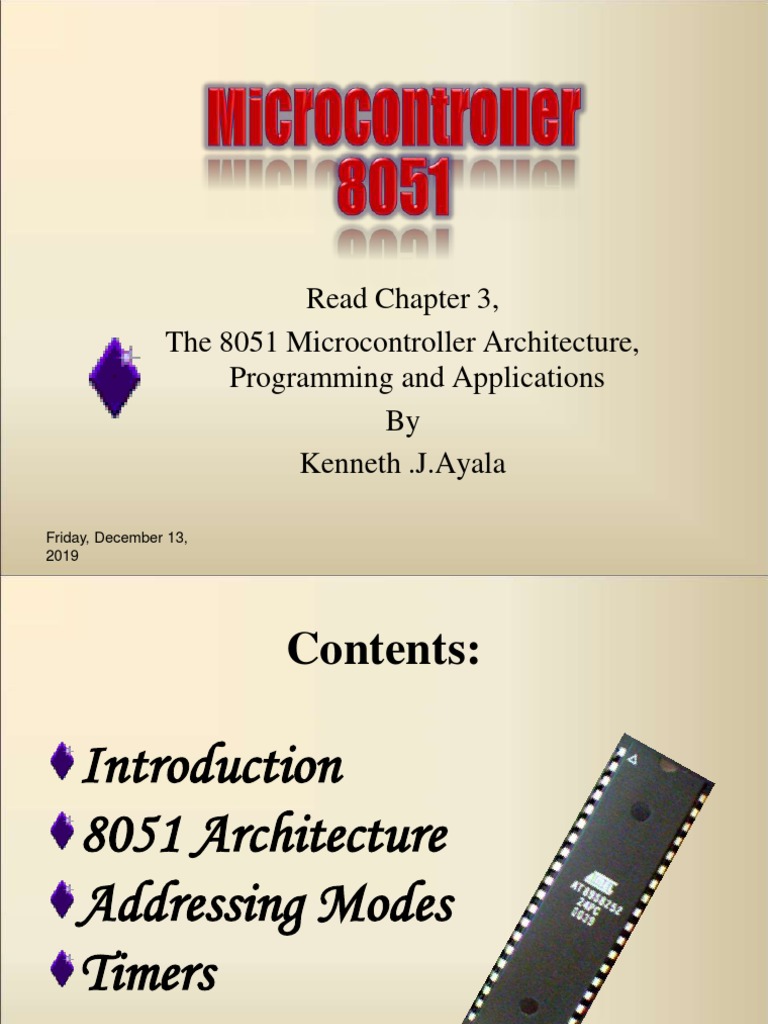 Read Chapter 3, The 8051 Microcontroller Architecture, Programming and Applications by Kenneth ...