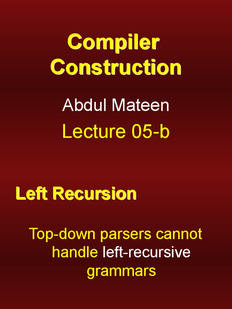 Lecture 05-b | PDF | Recursion | Algorithms