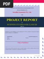 Project Work Class 12 BST New | PDF | Warehouse | Marketing