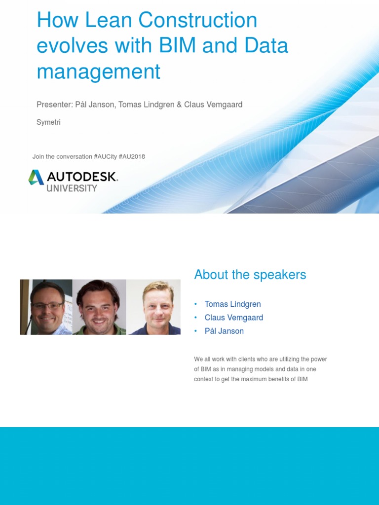 AULON56364 Symetri How Lean Constructionevolveswith BIMand Datamanagement | PDF | Autodesk Revit ...