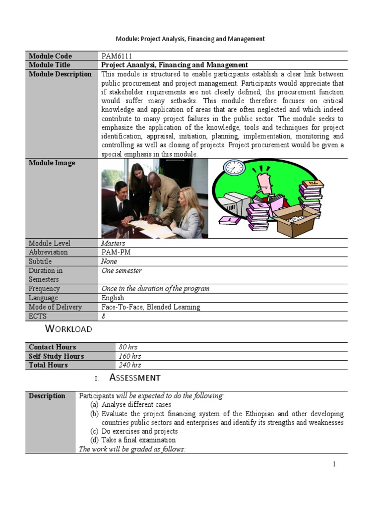 Project Analysis and Management Module | PDF | Project Management | Risk