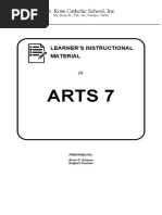 Elements of Visual Arts Detailed Lesson Plan | PDF | Shape | Lesson Plan