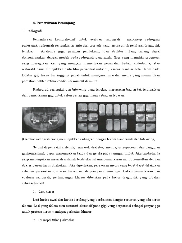 Pemeriksaan Penunjang | PDF