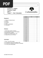 CorbettMaths Scatter Graph Exercises | PDF | Scatter Plot