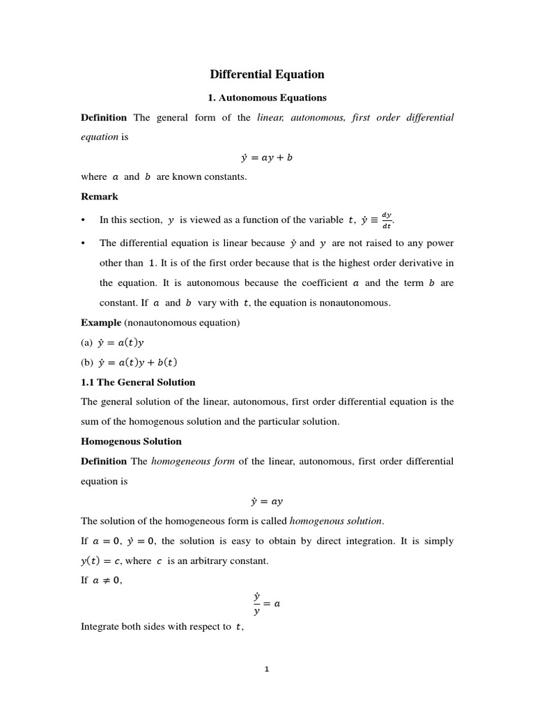 Lecture Note 13 | PDF | Equations | Eigenvalues And Eigenvectors
