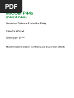 Micom P141: Feeder Management Relay | PDF | Data Model | Data Type