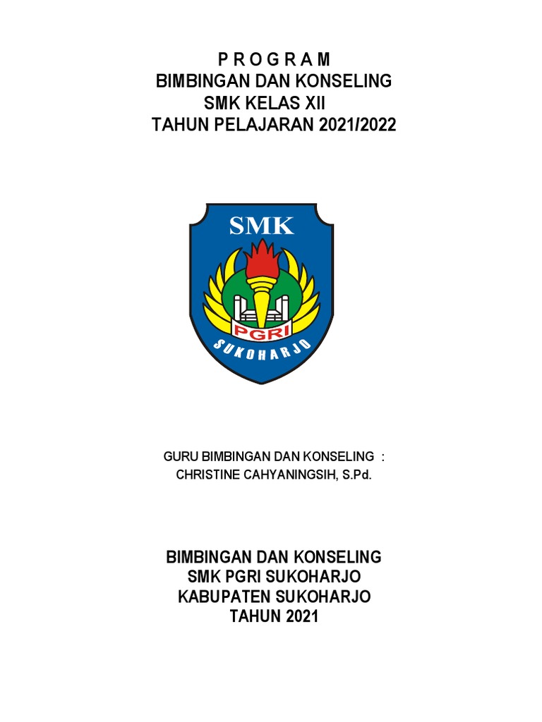 Program BK Kelas Xii - SMT 1 - 21-22 - Christine | PDF