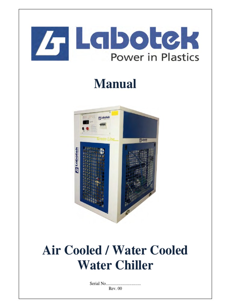 Installation and Operation Manual for Labotek Air Cooled/Water Cooled ...