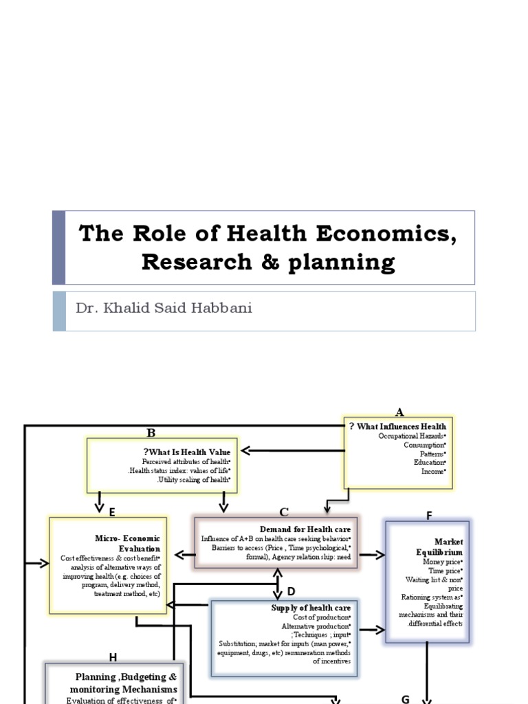Health Economics Research Overview | PDF | Economics | Health Economics