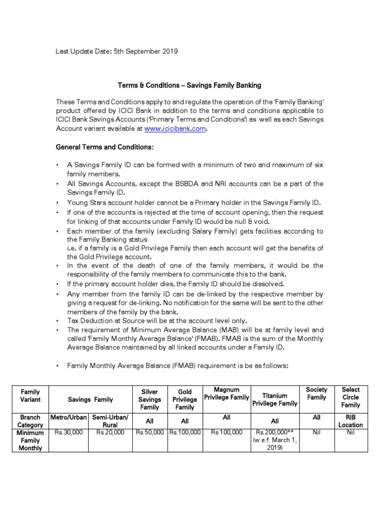 TNC Family Banking | PDF | Banks | Debit Card