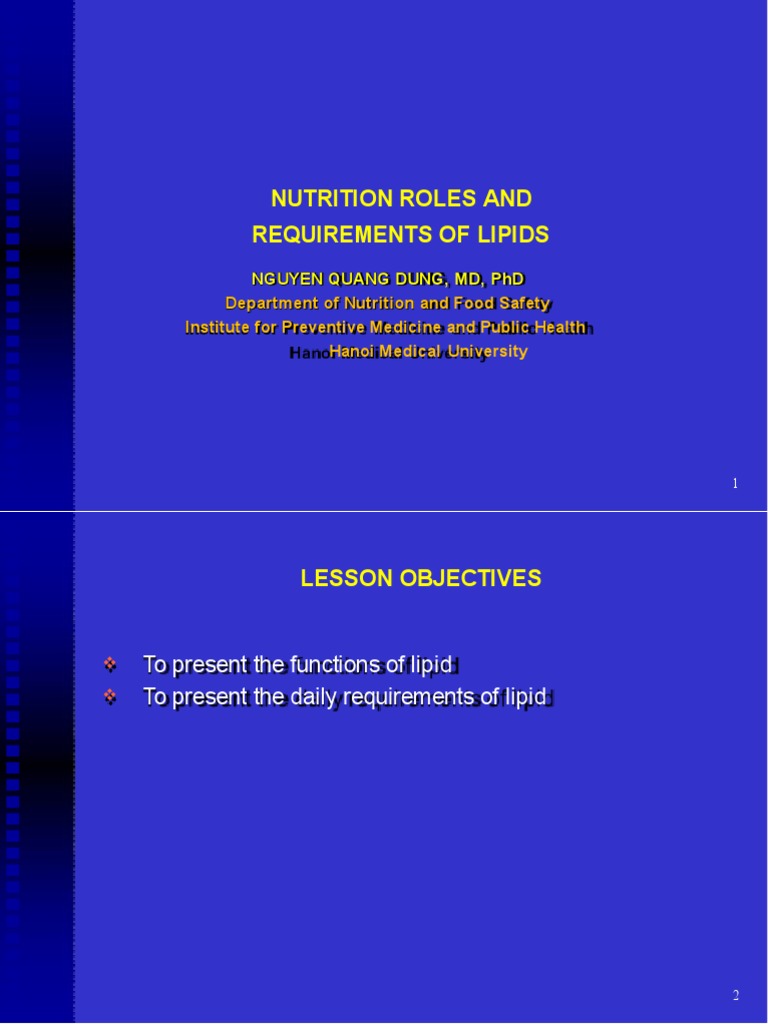 Nutrition Roles and Requirements of Lipids | Descargar gratis PDF ...