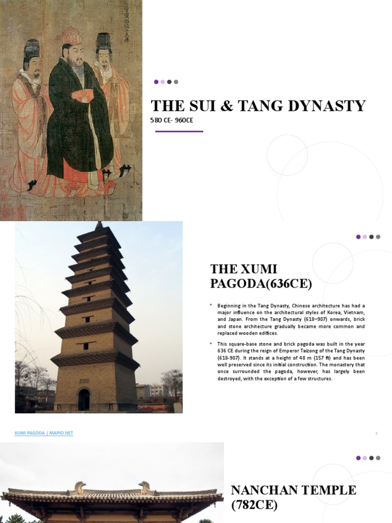 The Sui & Tang Dynasty | PDF | Tang Dynasty | China