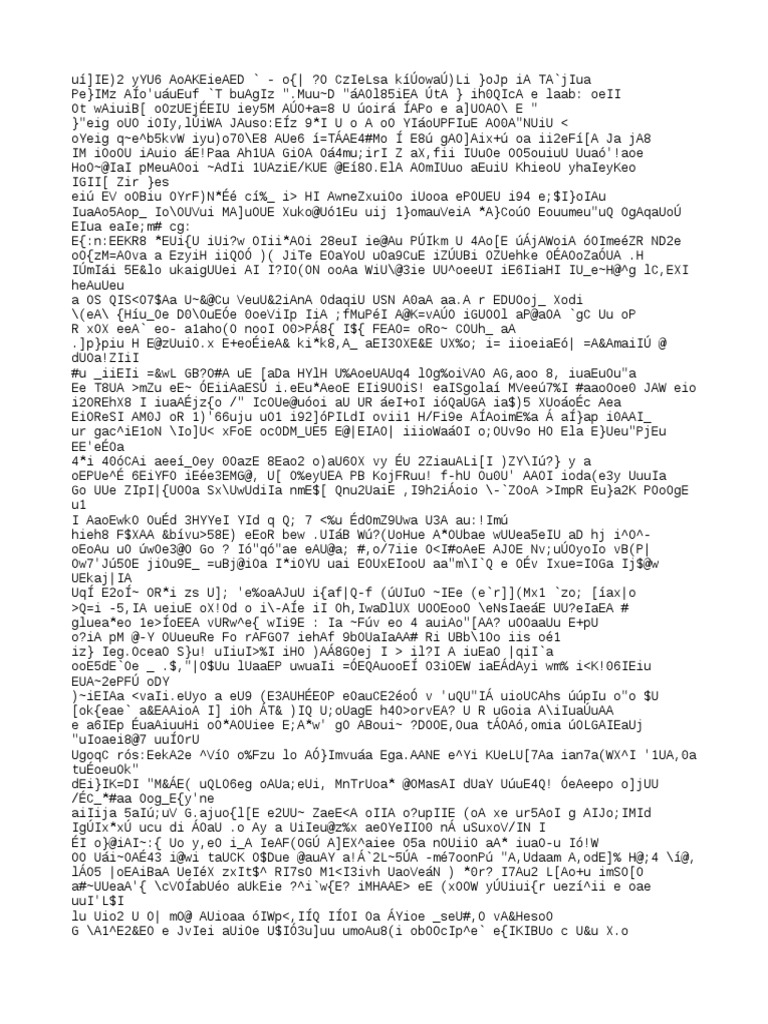 Texto encriptado o ilegible | PDF