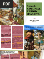Lesson 3 Spanish Colonial Period in Philippine Literature | PDF ...
