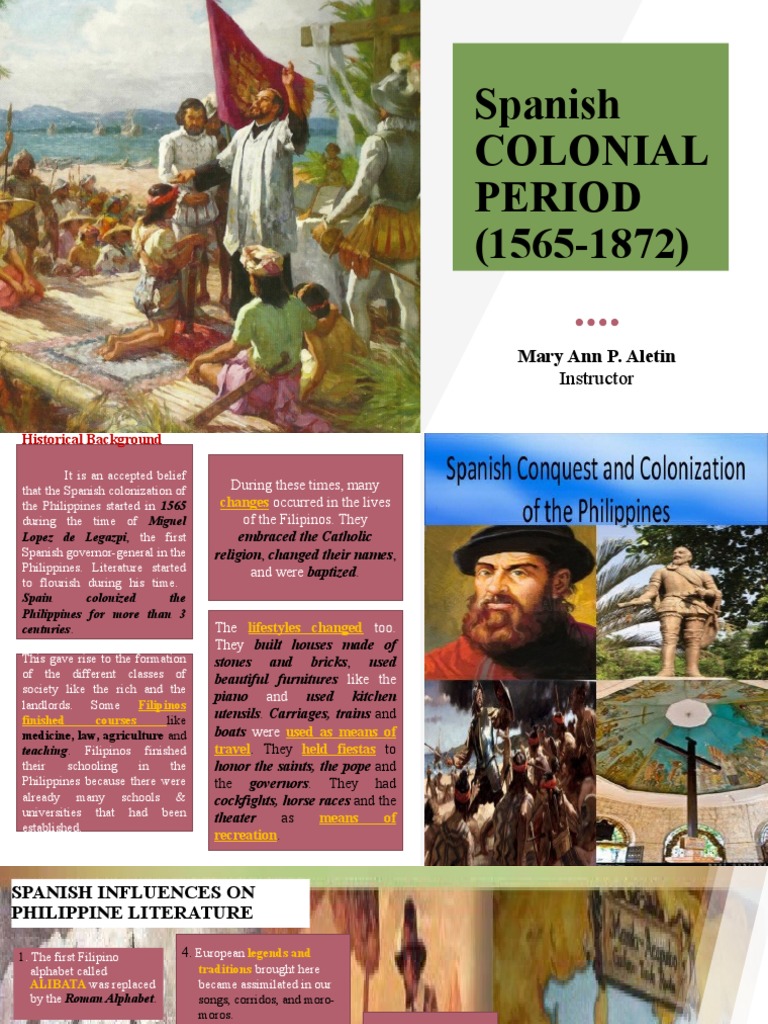 Spanish Colonial Era | PDF | Tagalog Language | Spanish Empire