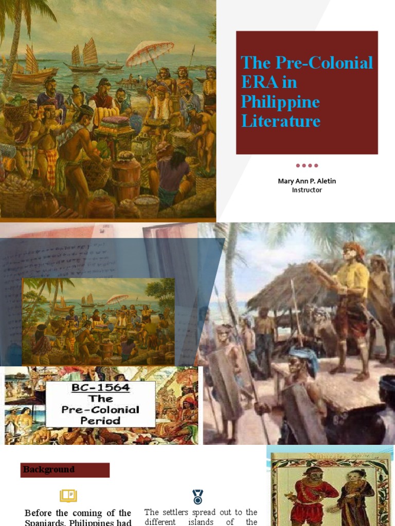 Updated - The Pre-Colonial ERA in Philippine Literature | PDF | Philippines