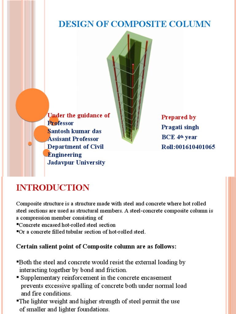 Composite Concrete Column | PDF | Buckling | Column