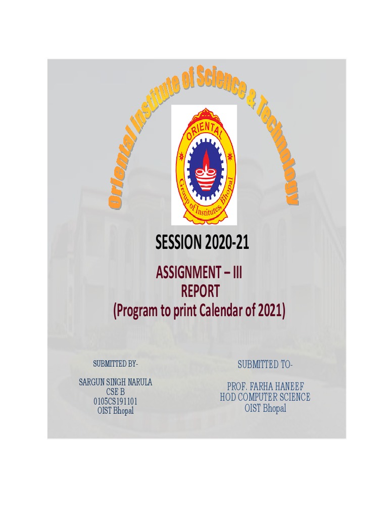 Sargun Singh Narula OOPM Assignment | PDF | Religious Festivals | Religious Holidays