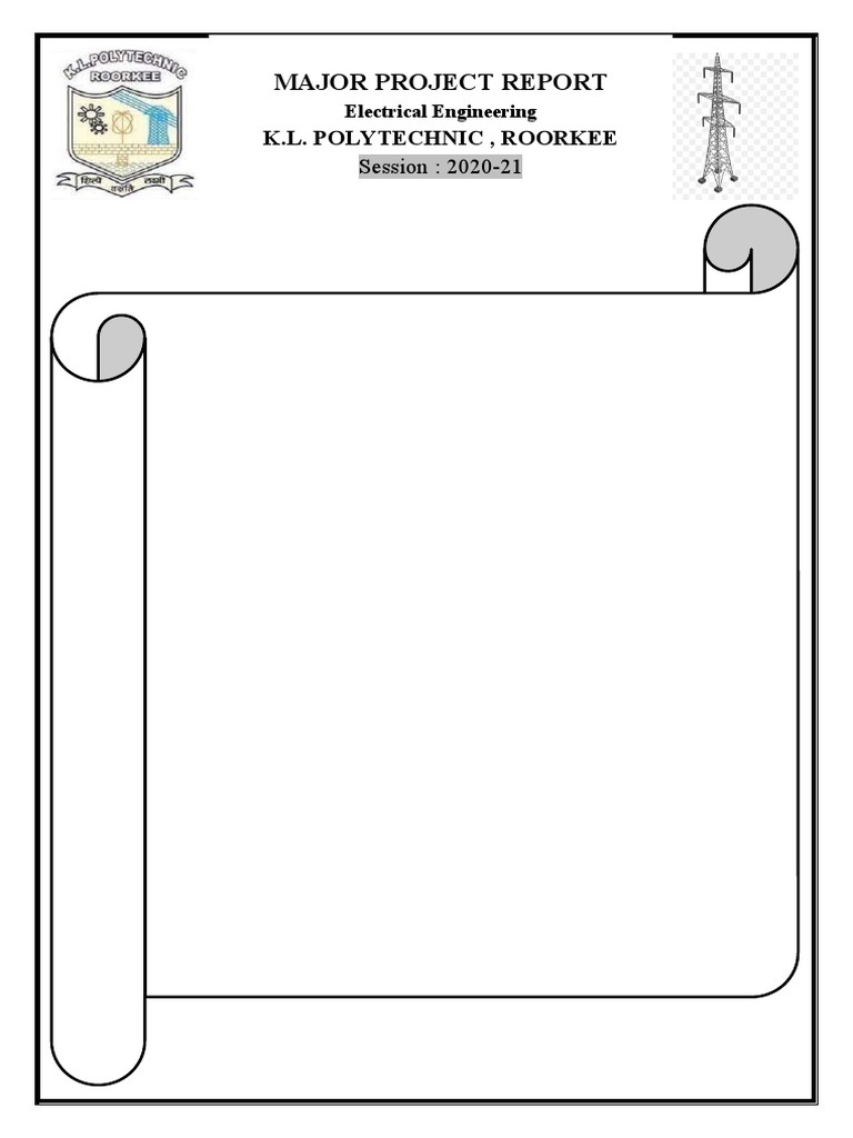 Major Project Report: K.L. Polytechnic, Roorkee | PDF