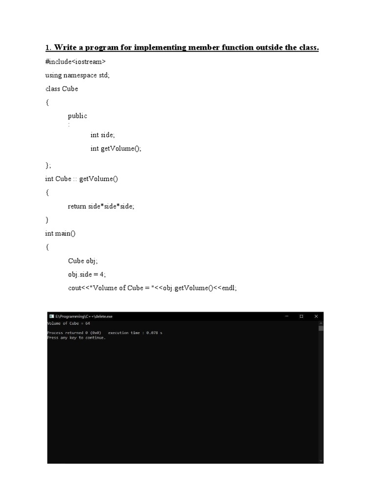 Basic Oop (College File) | PDF | Method (Computer Programming) | Namespace