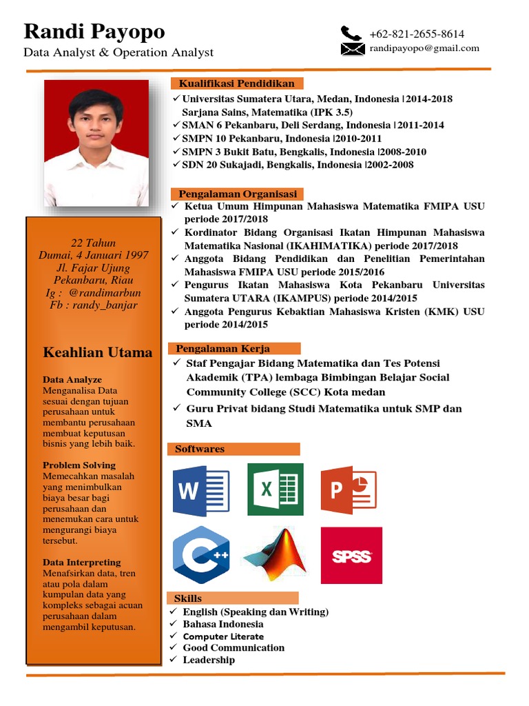 CV Randi | PDF | Karier & Perkembangan | Bisnis