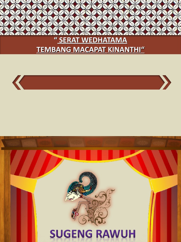 Tembang Macapat Kinanthi | PDF