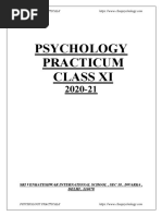 Psychology Class XI Chapter - 1 Notes Cbse | PDF | Mind | Psychology