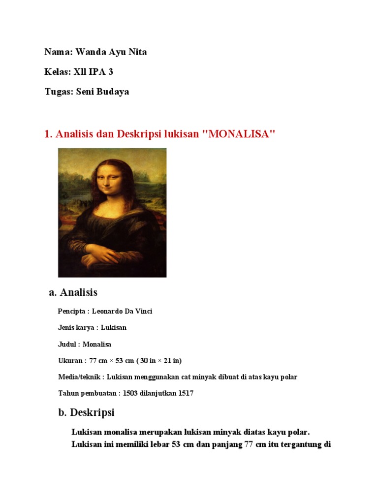 Tugas Seni Wanda | PDF