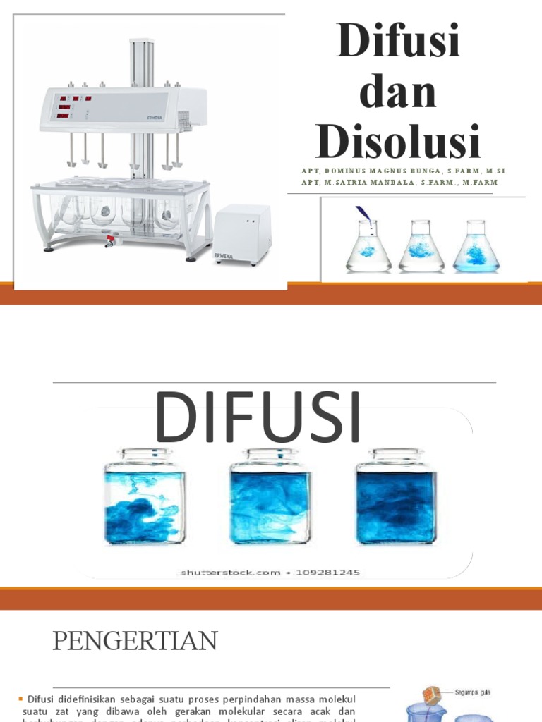 Difusi Dan Disolusi | PDF