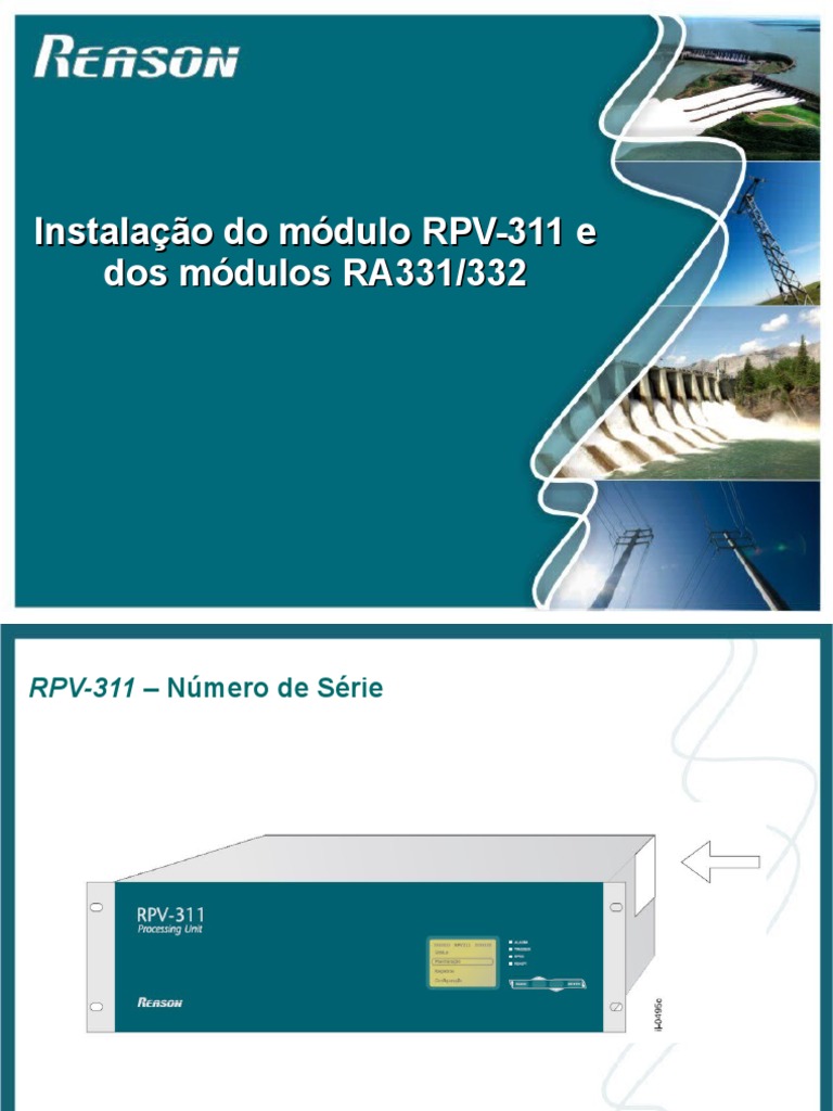 5 Instalacao RPV 311 | PDF | Relé | Rede de computadores
