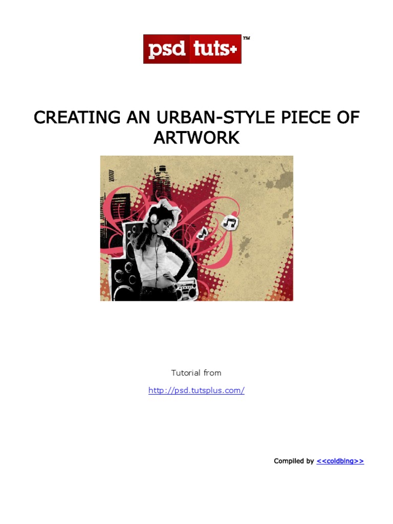 Creating An Urban-Style Piece of Artwork | PDF | Texture Mapping | Graphics