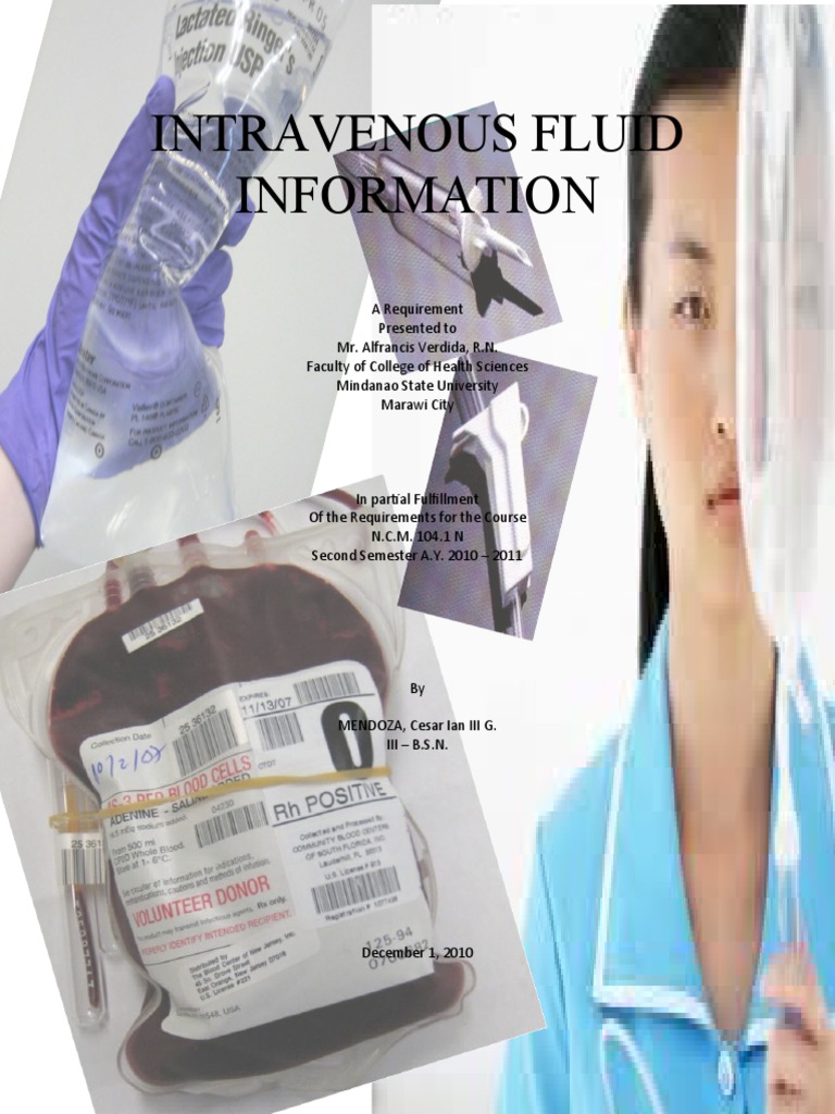 Intravenous Fluid Therapy | PDF | Intravenous Therapy | Saline (Medicine)