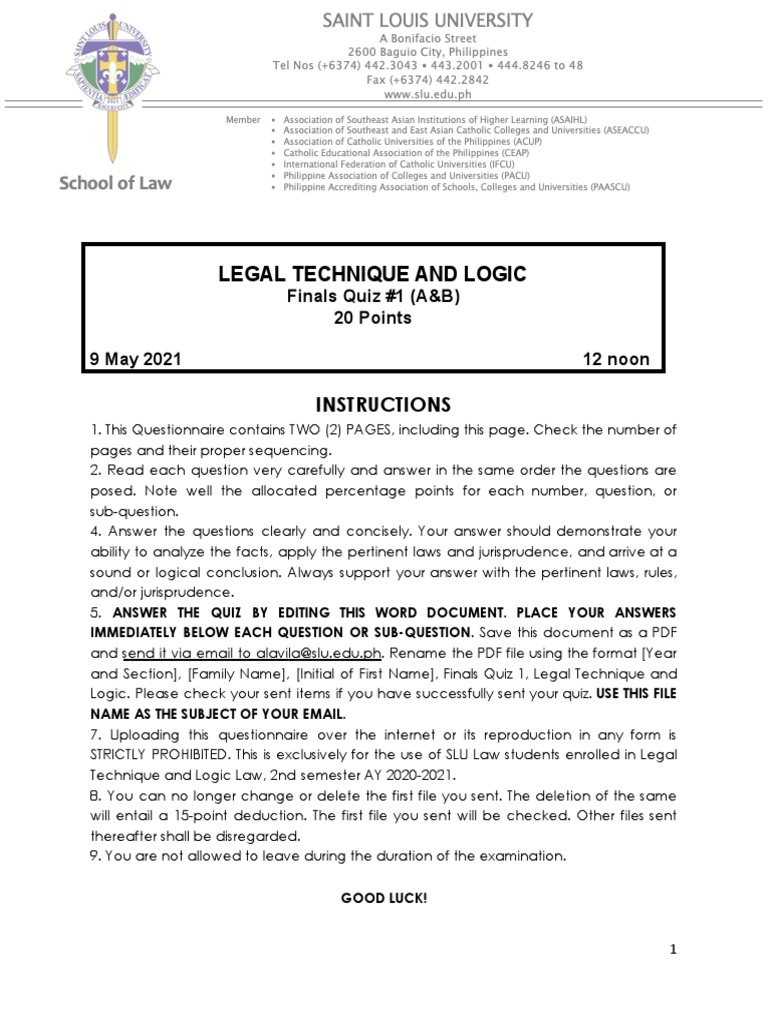 Legal Technique and Logic | PDF | Social Science