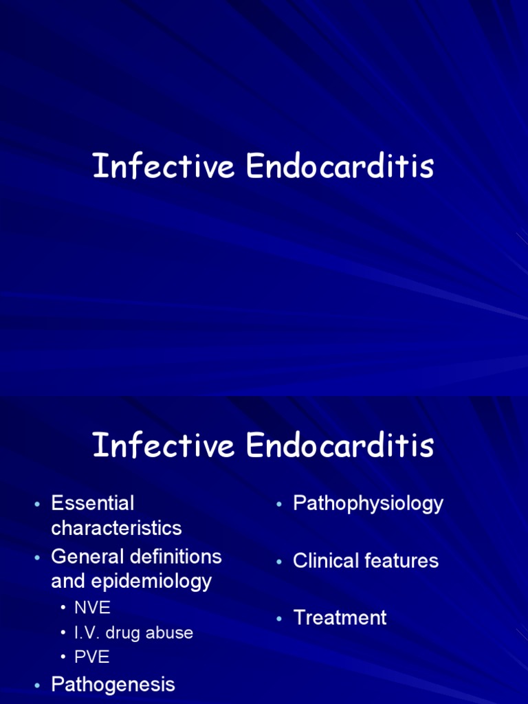 Infective Endocarditis | PDF | Medical Specialties | Epidemiology