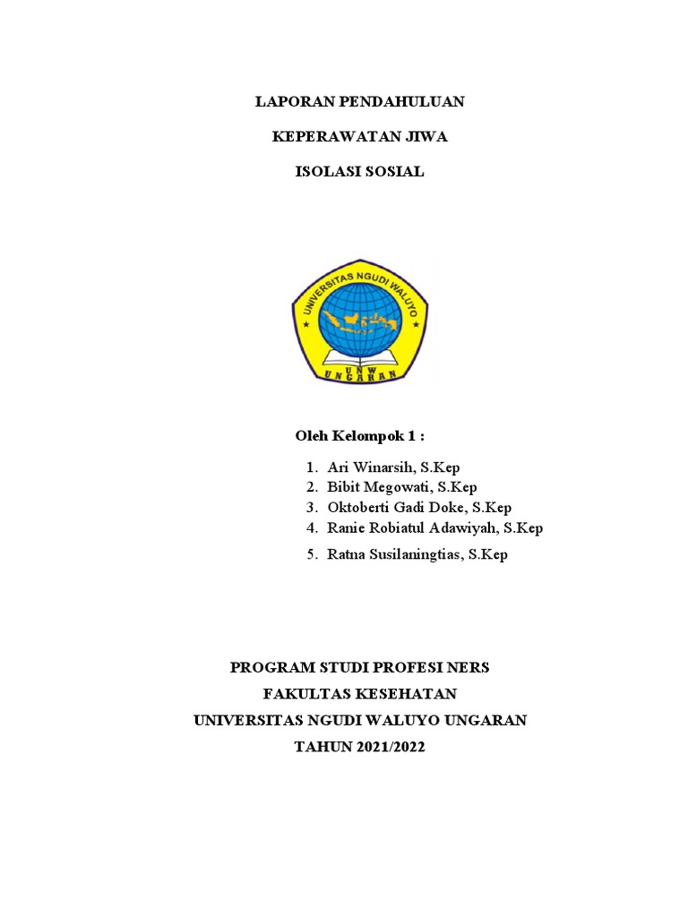 LP Isos 1 | PDF | Kesehatan Holistik