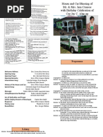 Sample Child Dedication Program | PDF