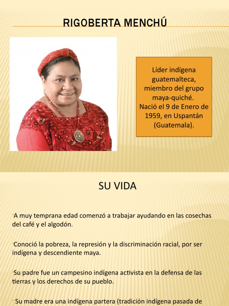 Rigoberta Menchú | PDF | Justicia | Crimen y violencia