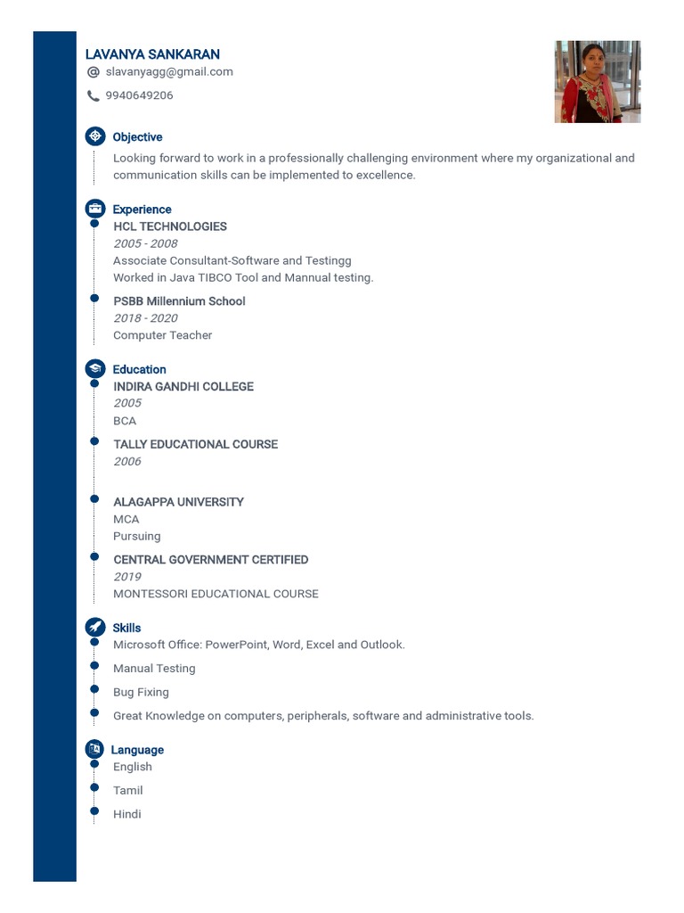 Lavanya Sankaran Resume | PDF