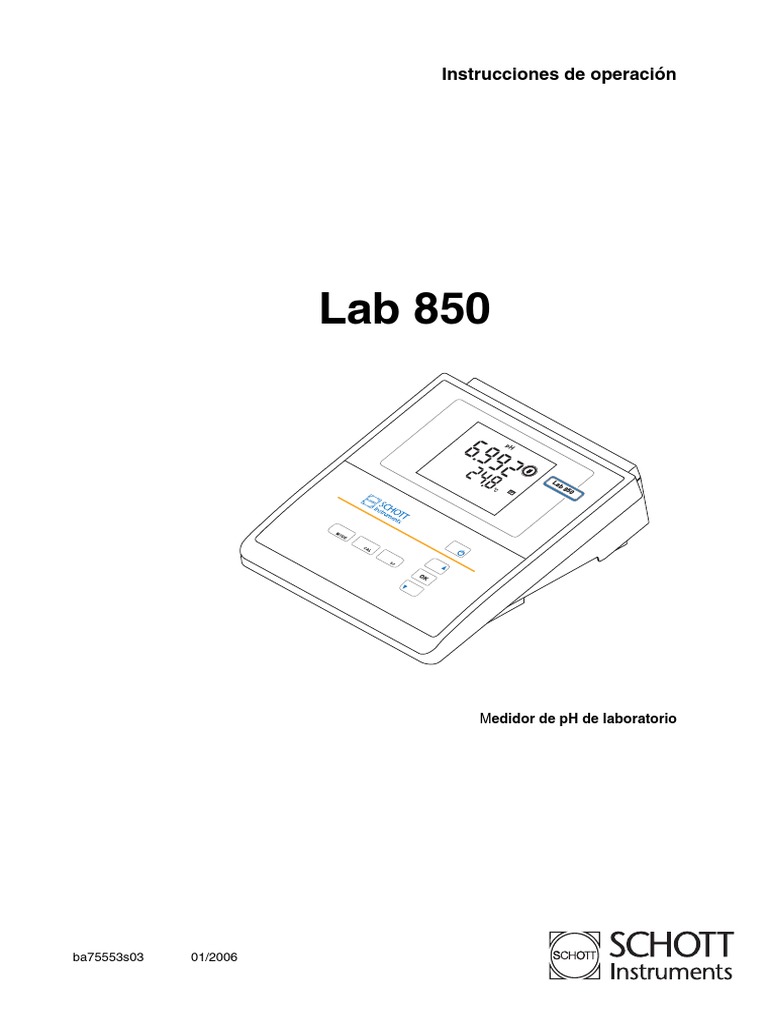 Manual Lab 850 | Descargar gratis PDF | Calibración | Medición